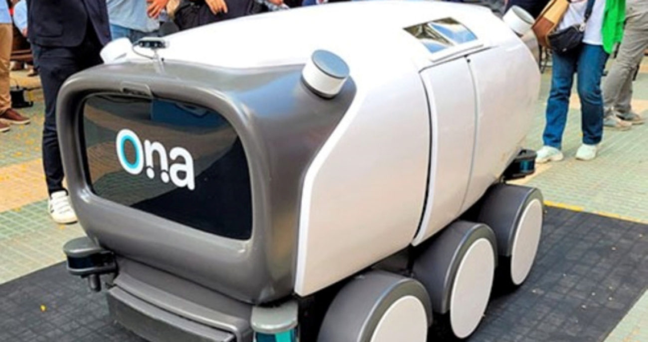 El robot autónomo Ona ya reparte paquetes