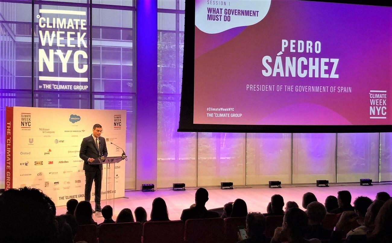 Sánchez Defiende Dar Un Paso Más Contra Cambio Climático