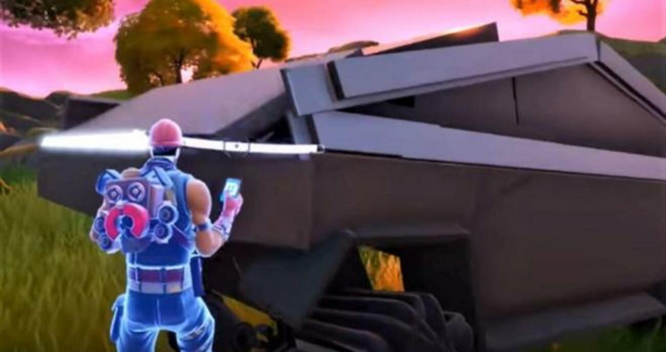 Tesla Cybertruck llega a los videojuegos Fortnite y GTA